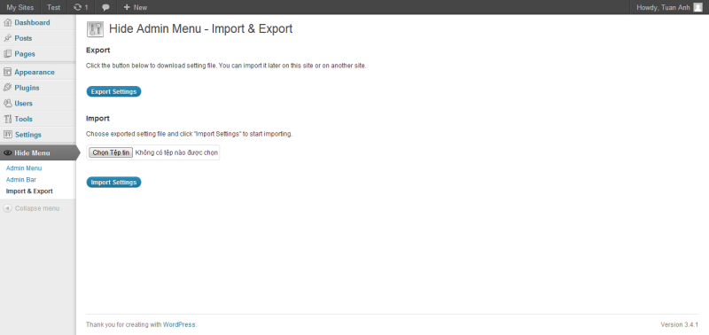 Wordpress Hide Admin Menu Plugin By Prowcplugins Codecanyon